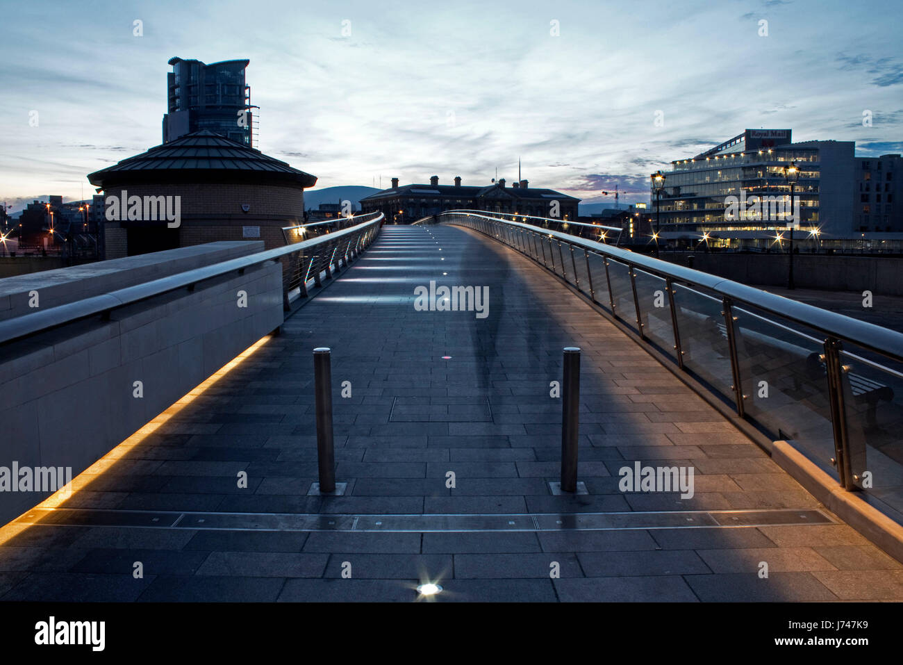 Bridge at dusk Stock Photo - Alamy