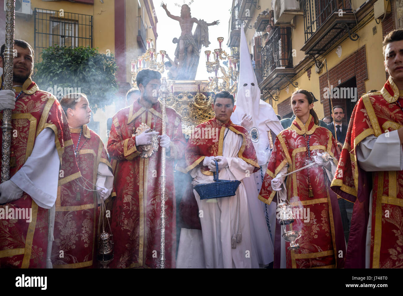 During the Easter week, processions with the image of Christ and the ...