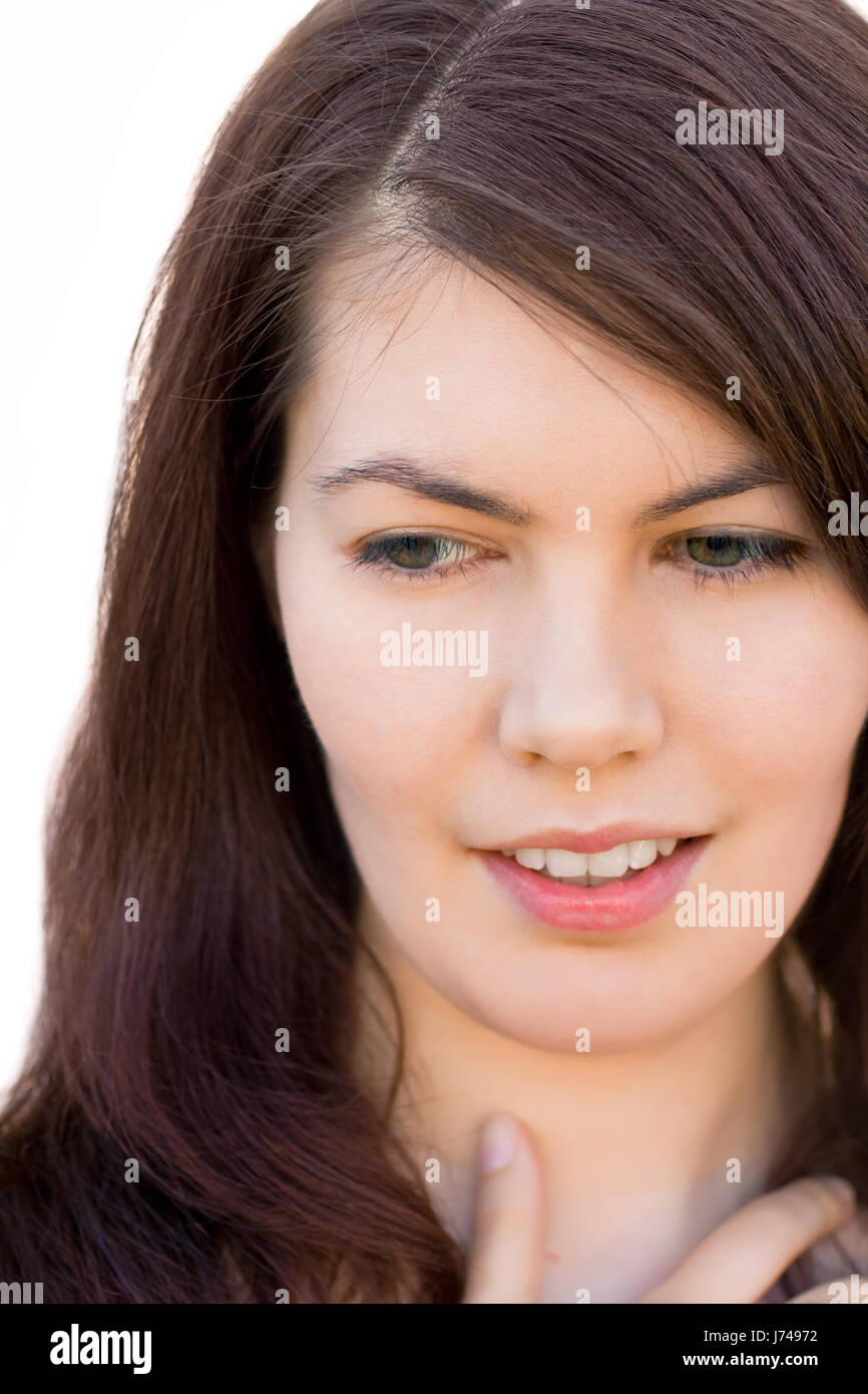 woman face portrait girl girls woman humans human beings people folk ...