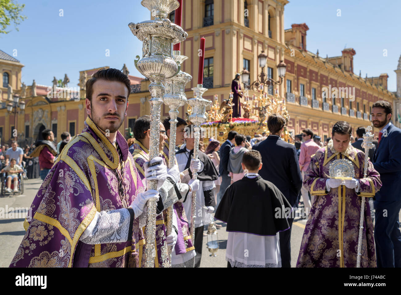 During the Easter week, processions with the image of Christ and the ...