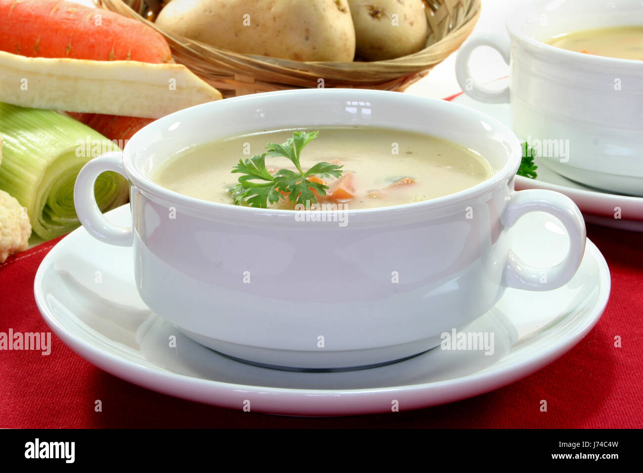 vegetable carrot parsley potato soup potatoes cup salt pepper boil ...