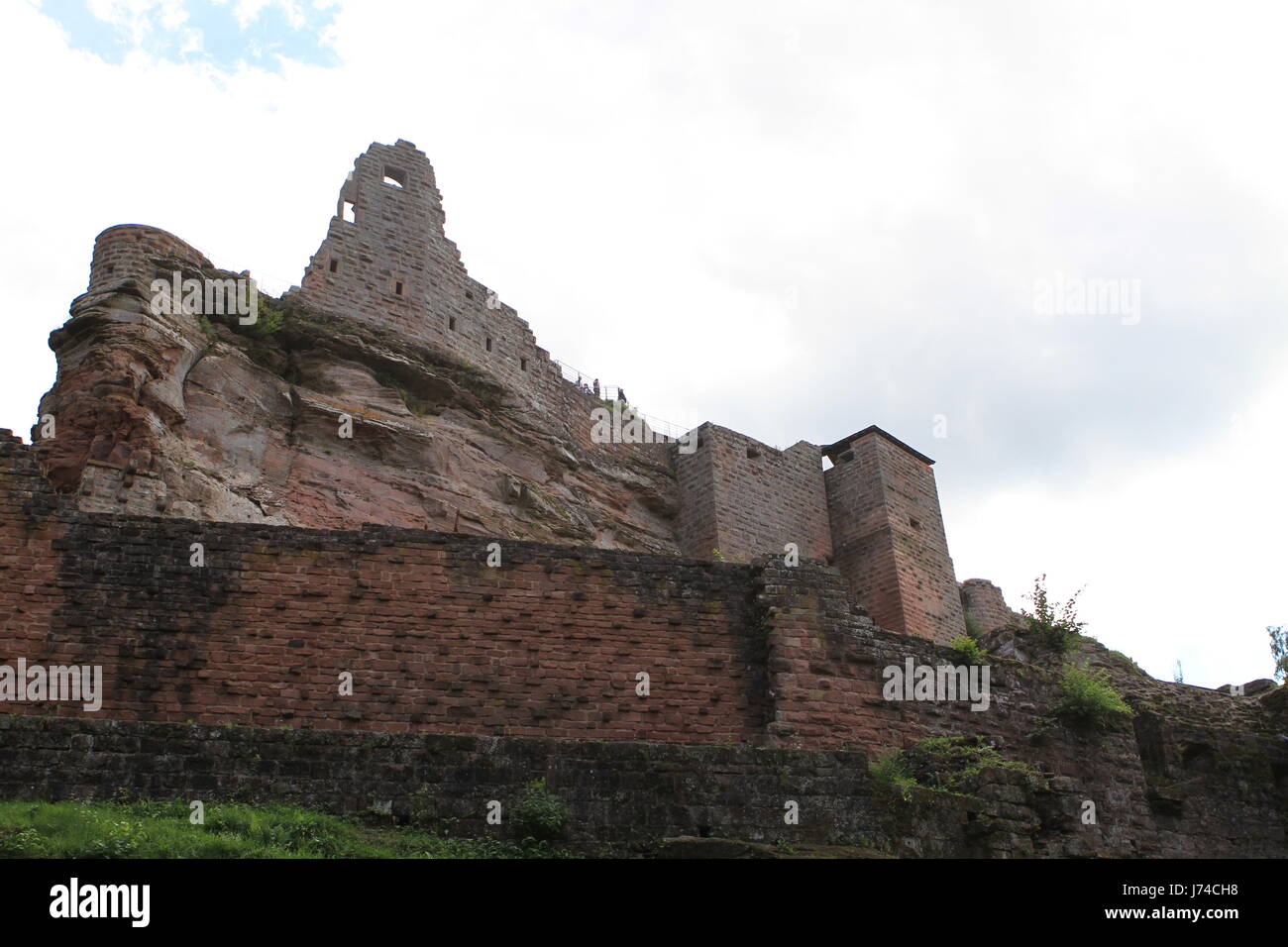 fleckenstein castle ruins Stock Photo - Alamy