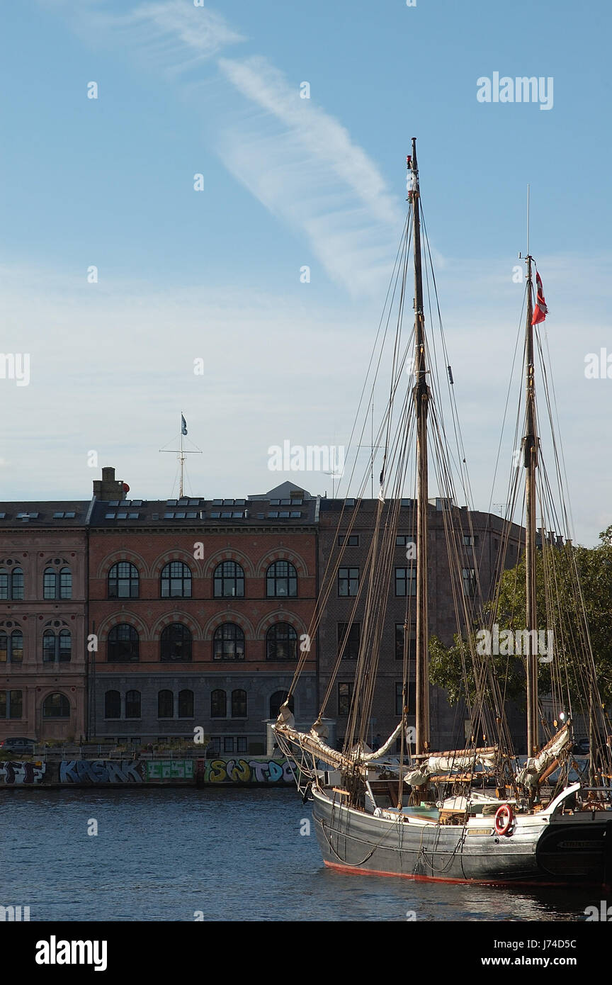 nostalgia harbor denmark harbours sailing boat sailboat copenhagen ...