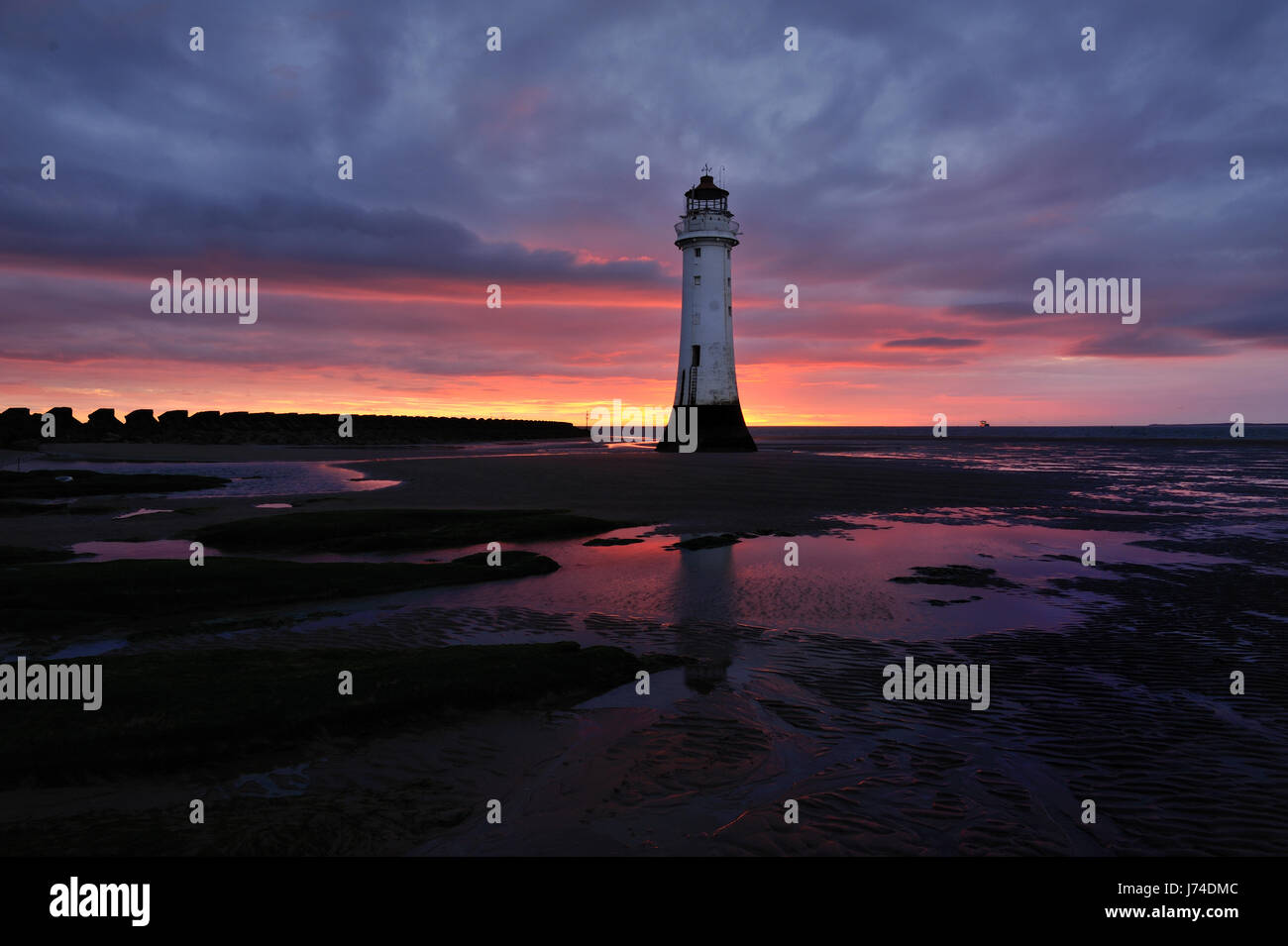 New brighton sunset hi-res stock photography and images - Alamy