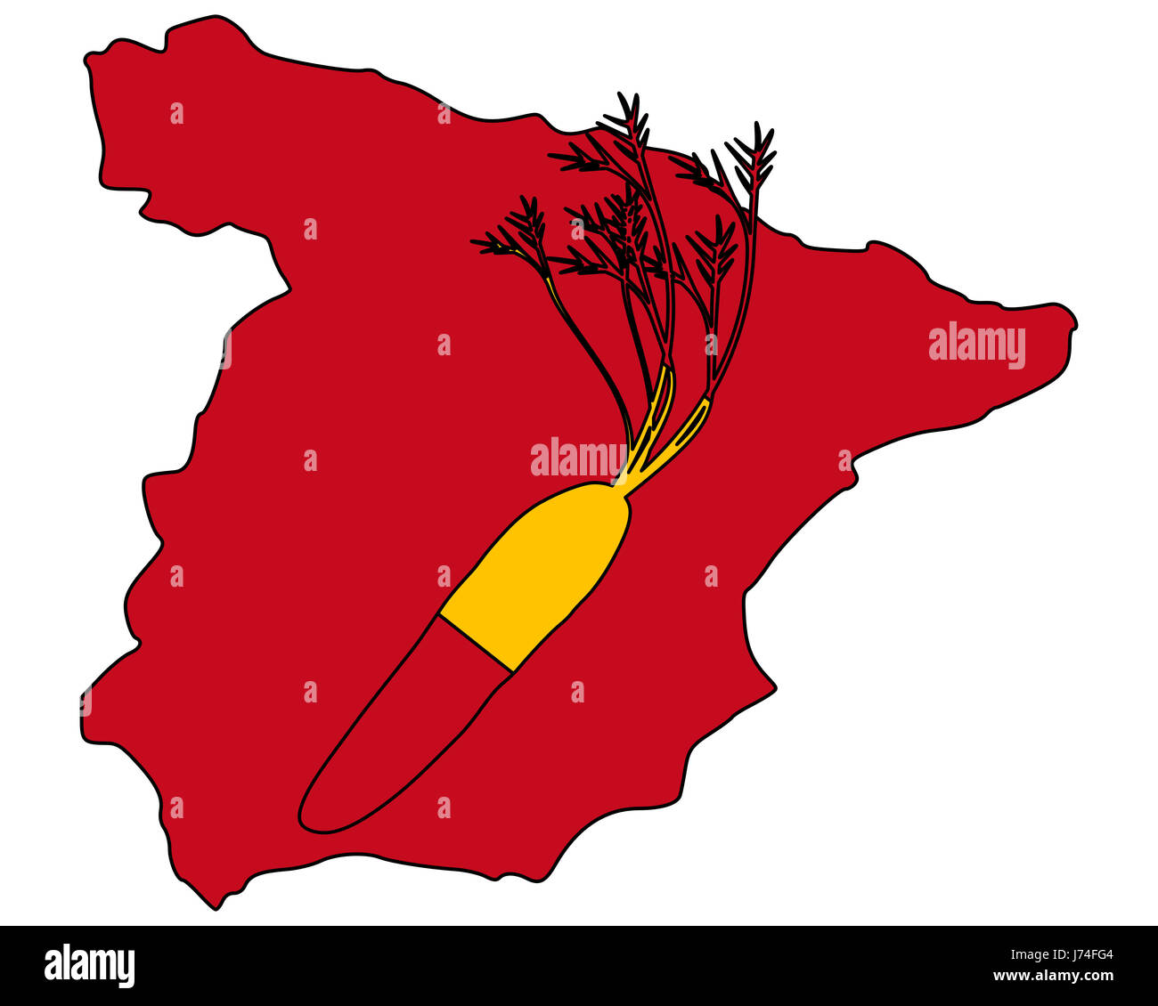 food aliment spain vegetable carrot hispanic spanish sign signal food ...