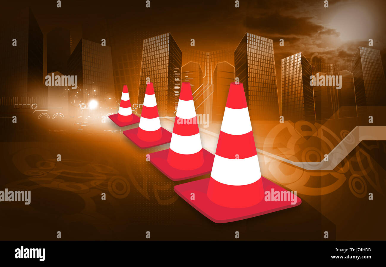 traffic transportation road divider street security safety pictogram ...