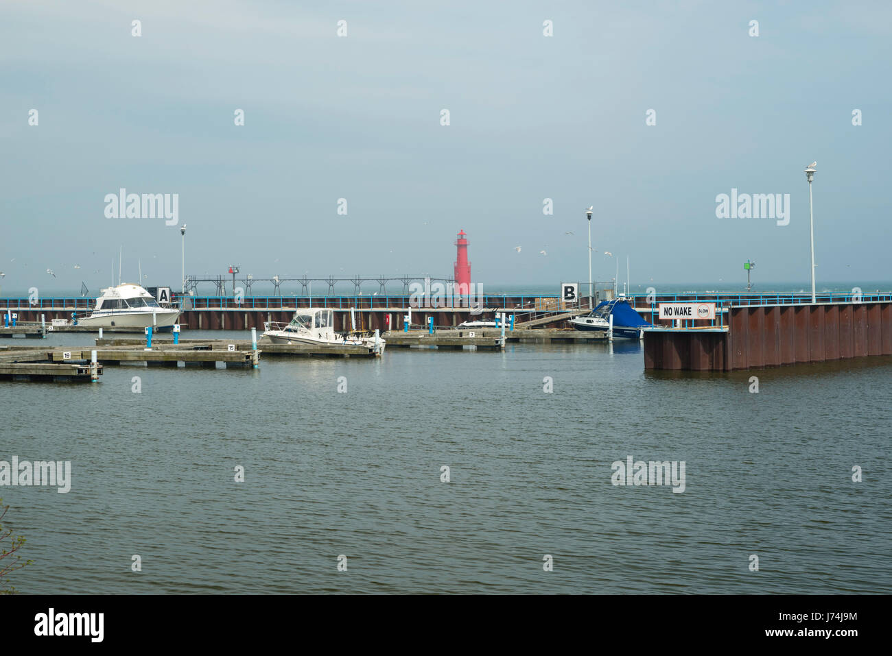 Kewaunee lighthouse hi-res stock photography and images - Alamy