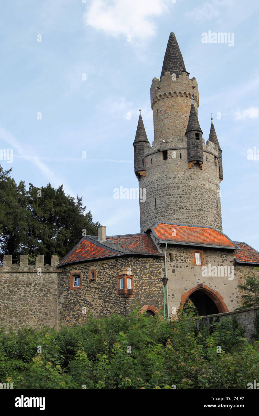 tower castle gate watchtower chateau castle tower historical stone goal ...