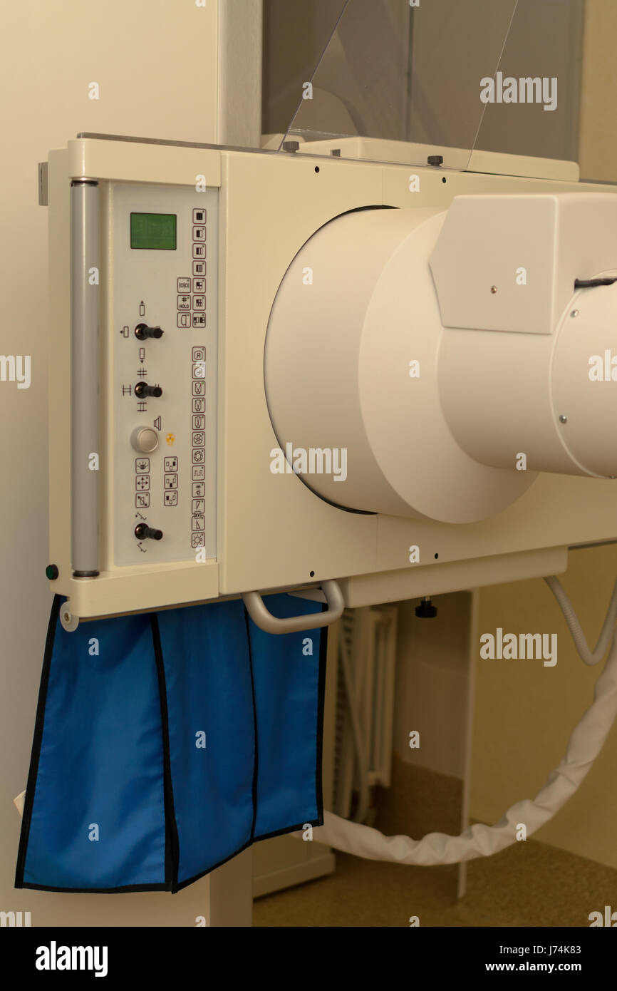 Modern x-ray apparatus is the basis of diagnosis in the clinic Stock ...