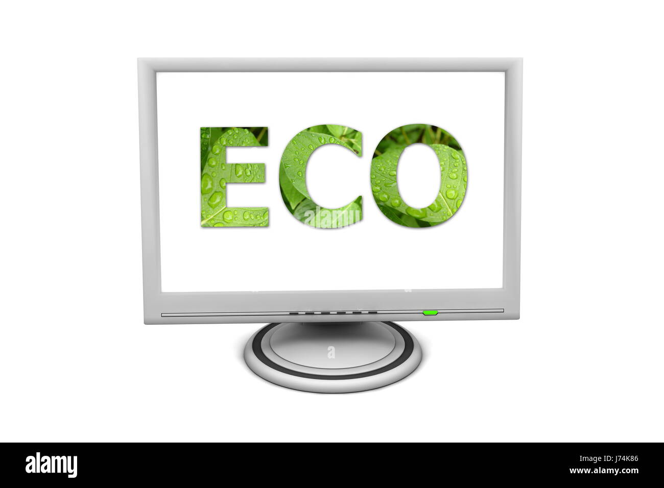 leaf eco word monitor screen backdrop background white nature PC ...