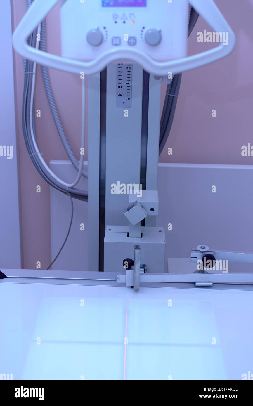 Modern x-ray apparatus is the basis of diagnosis in the clinic Stock ...