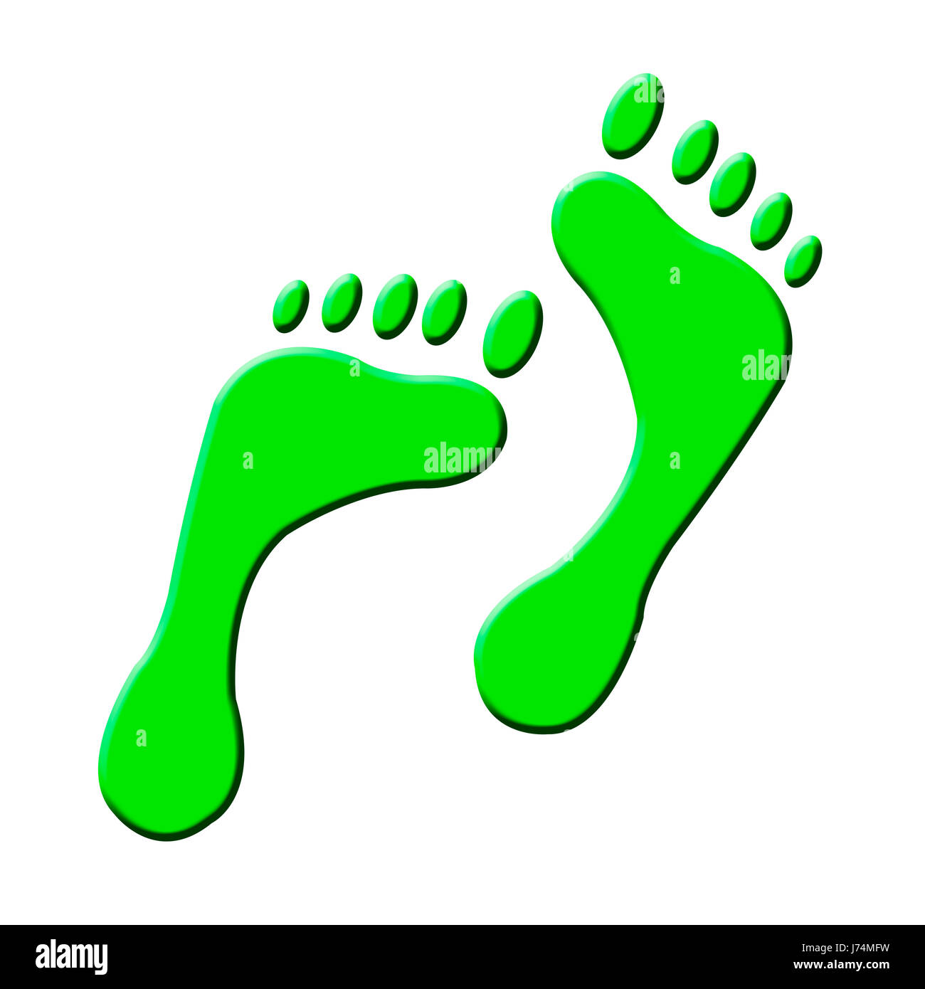 See footprints Cut Out Stock Images & Pictures - Alamy