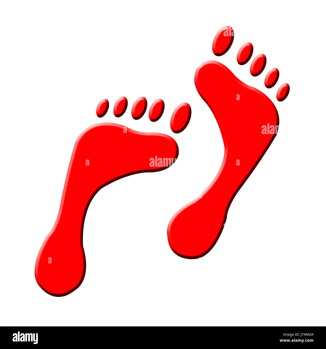 Barefoot walking track Cut Out Stock Images & Pictures - Alamy