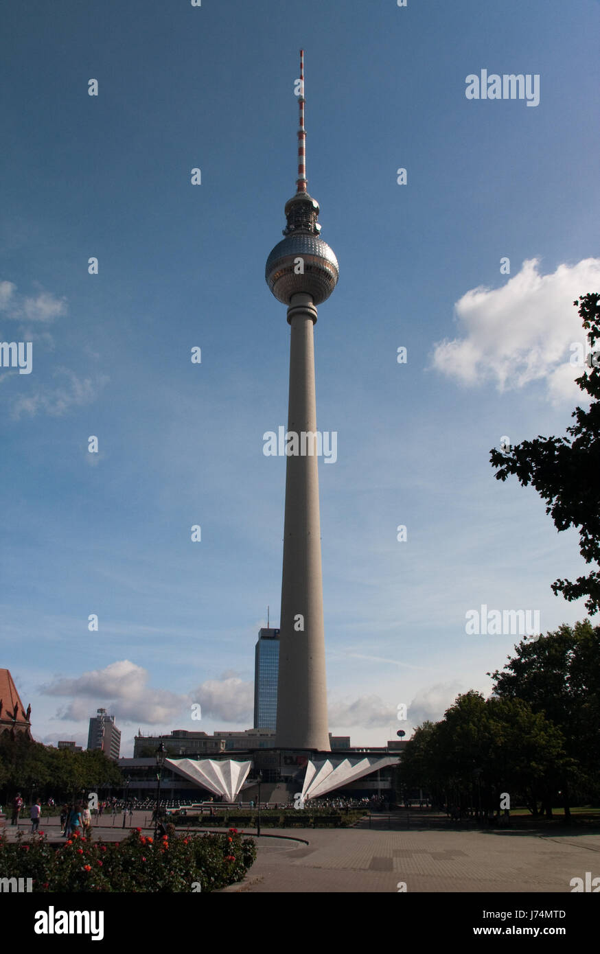 europe berlin germany german federal republic look-out television tower ...
