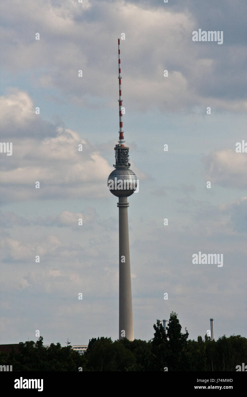 europe berlin germany german federal republic look-out television tower ...
