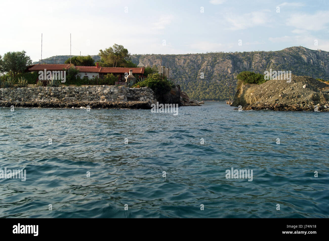 channel breakthrough lagoon gateway embankment dam fresh water lake ...
