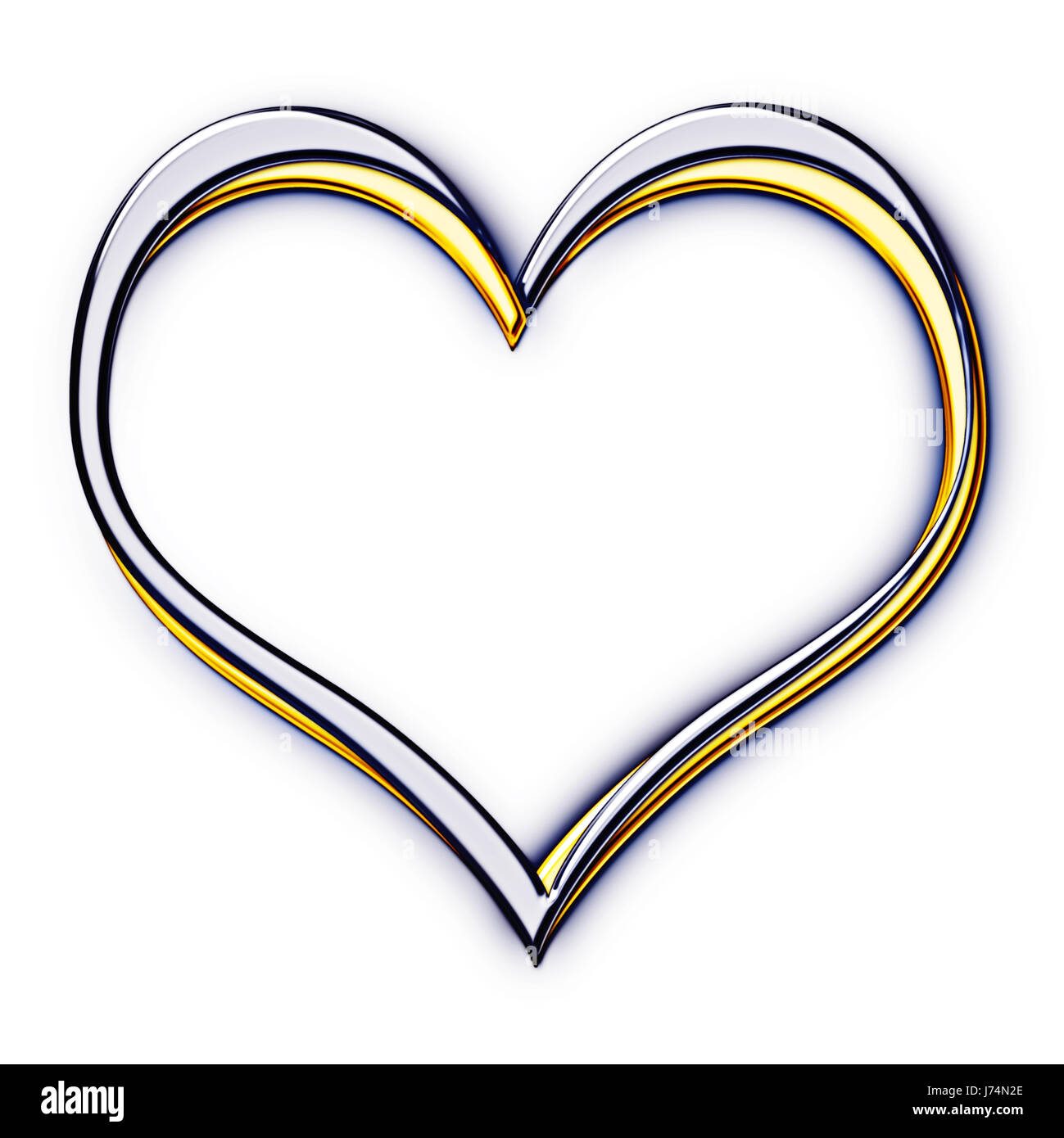 Silver love Cut Out Stock Images & Pictures - Alamy