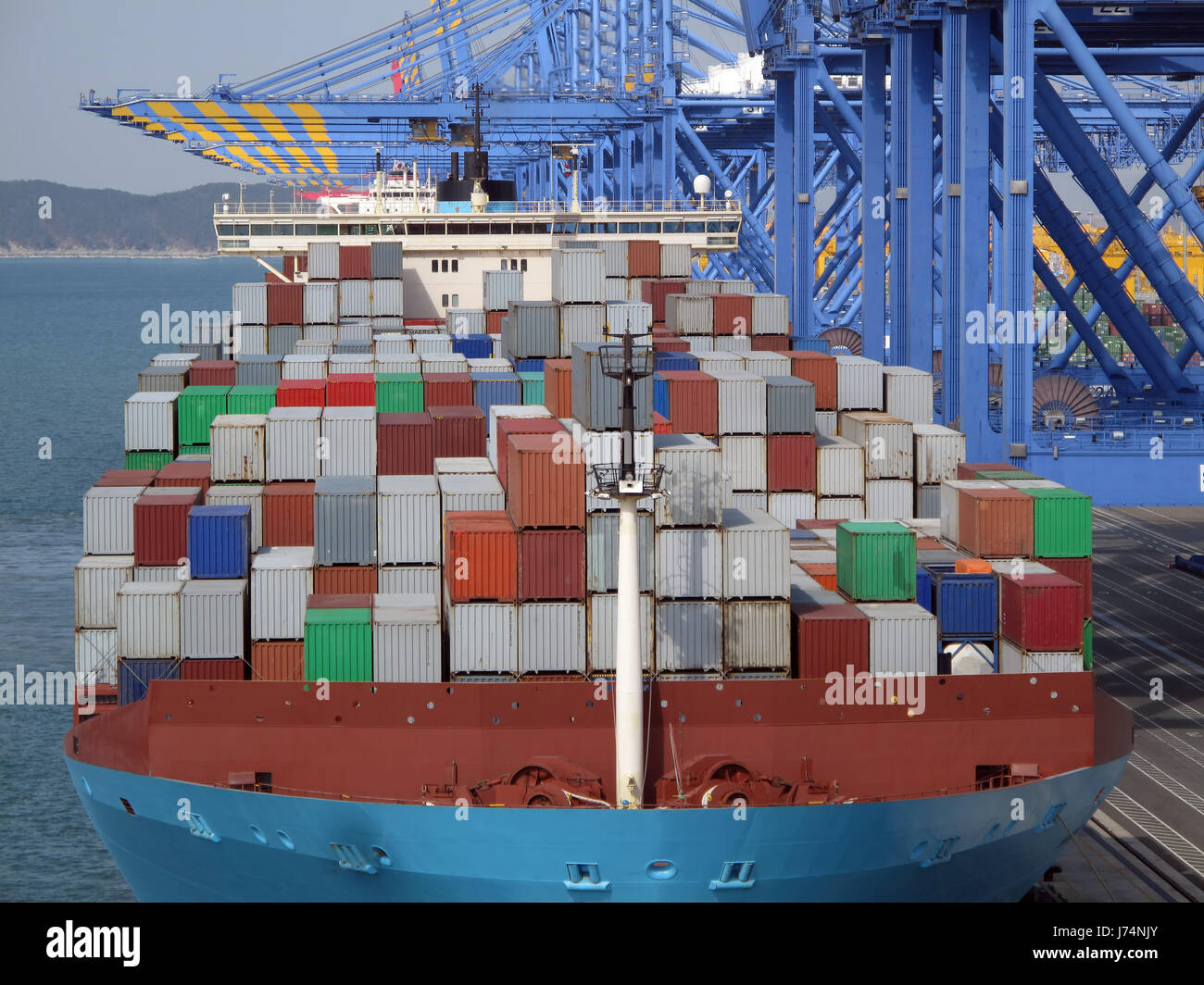 asia container ship harbor logistics harbours container containers asia ...