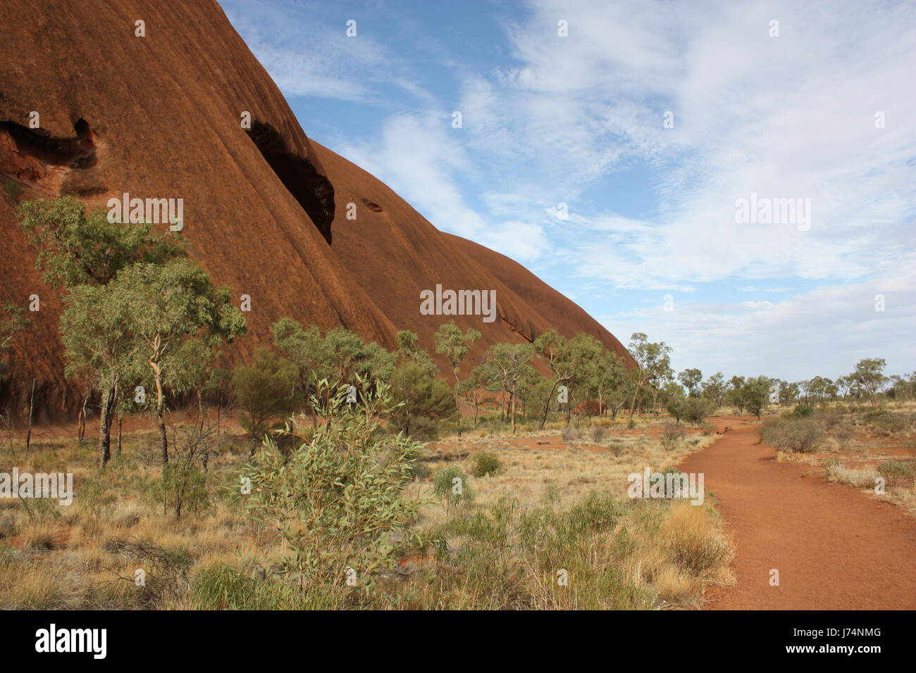 australia steppe outback mountain holy sacred orange tree trees hike go ...