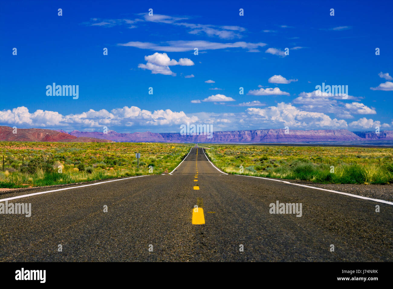 horizon desert wasteland pavement motorway highway empty landscape ...