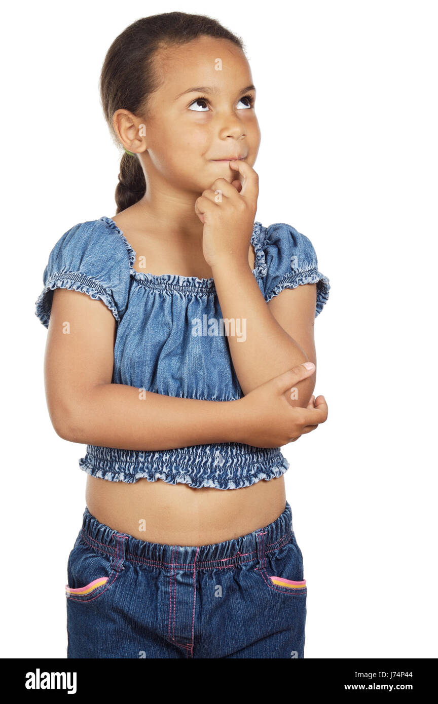 thinking adorable girl girls woman humans human beings people folk ...