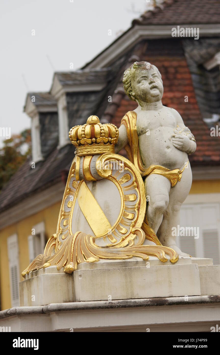 baroque boy in bruchsal castle 2 Stock Photo - Alamy