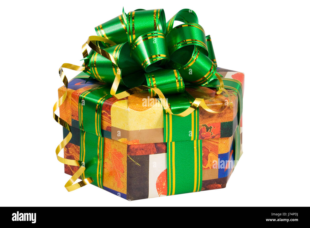 present isolated gift box boxes imagining wrapping birthday present ...