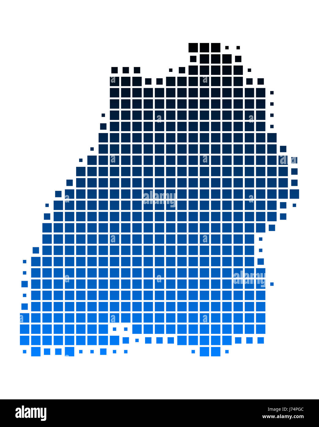 blue angular square card dot atlas map of the world map blue ...