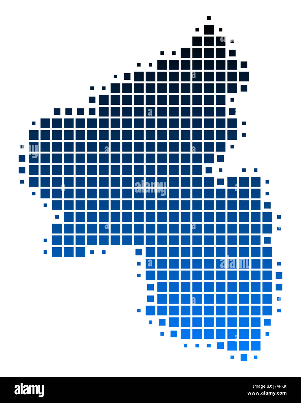 Map of german rhineland hi-res stock photography and images - Alamy