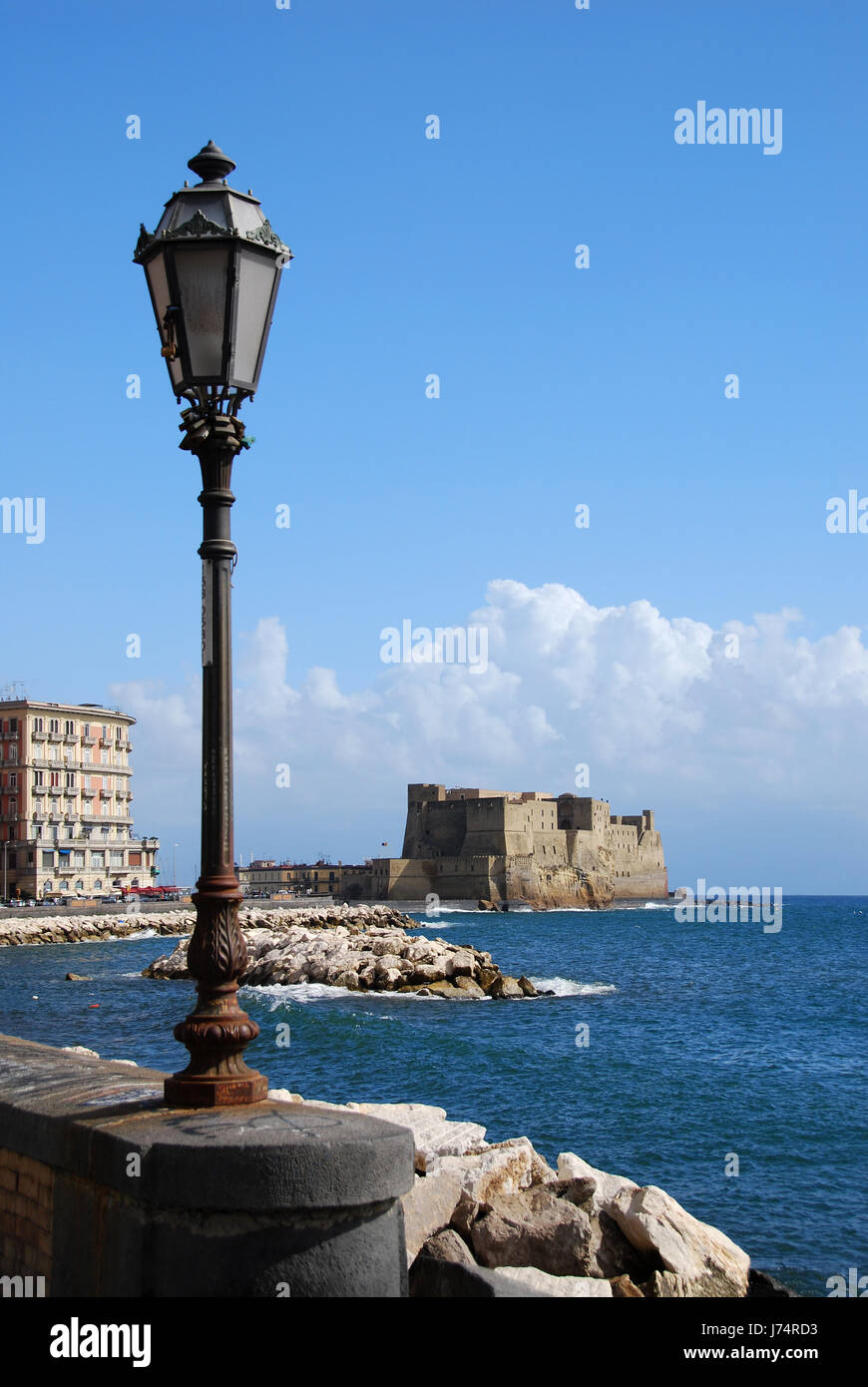 bastion castle naples italy historical water mediterranean salt water ...