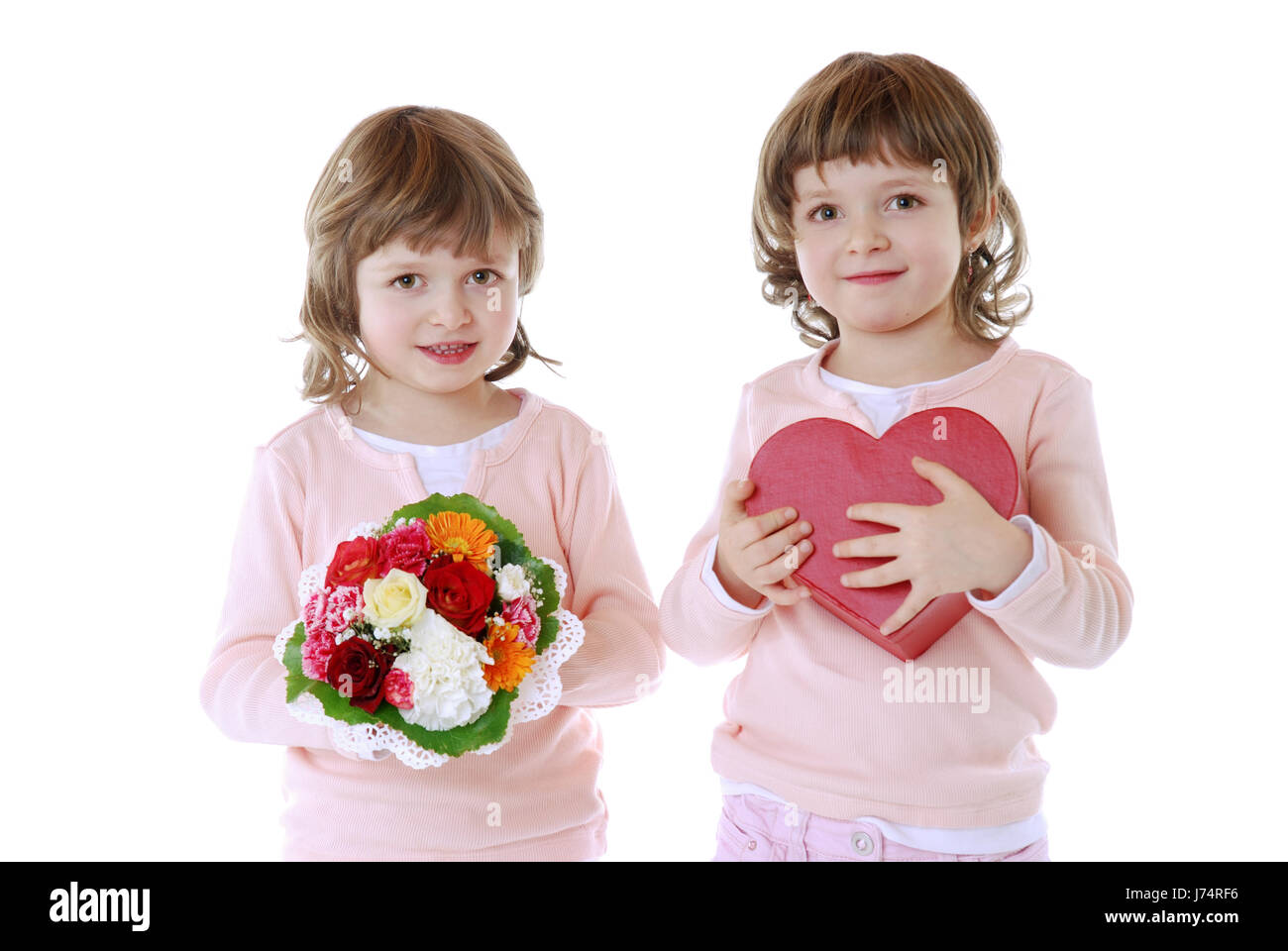 Laughing twins Cut Out Stock Images & Pictures - Alamy