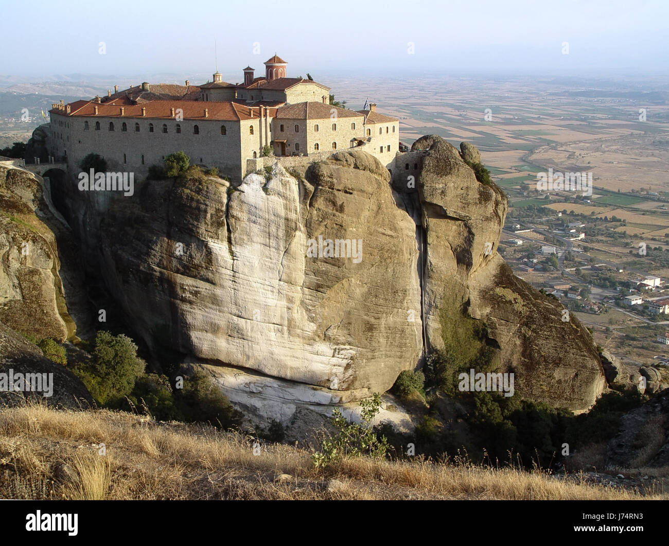 greece rock monastery history praying old travel religion church god ...