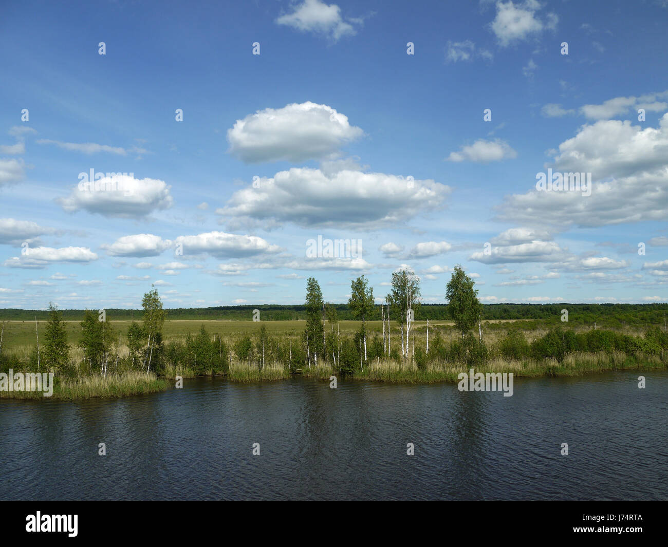 on volga-baltic waterway Stock Photo - Alamy