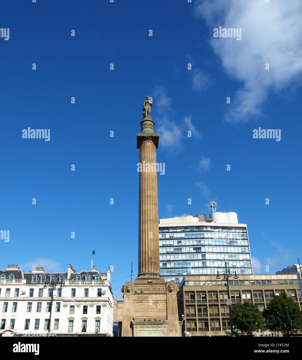 monument square column george glasgow monument statue sculpture square ...