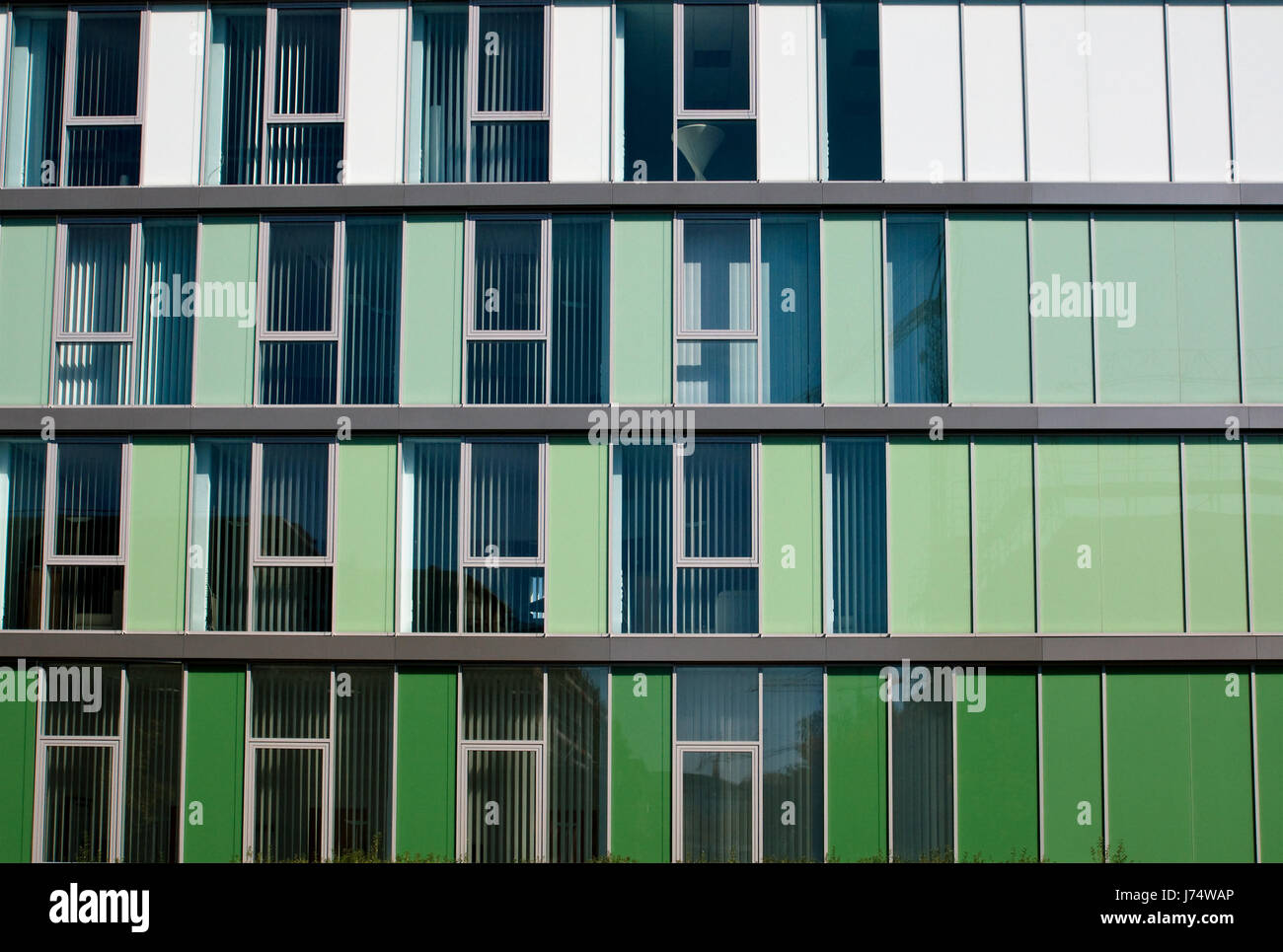 office modern modernity green facade bureaus glassy backdrop background ...