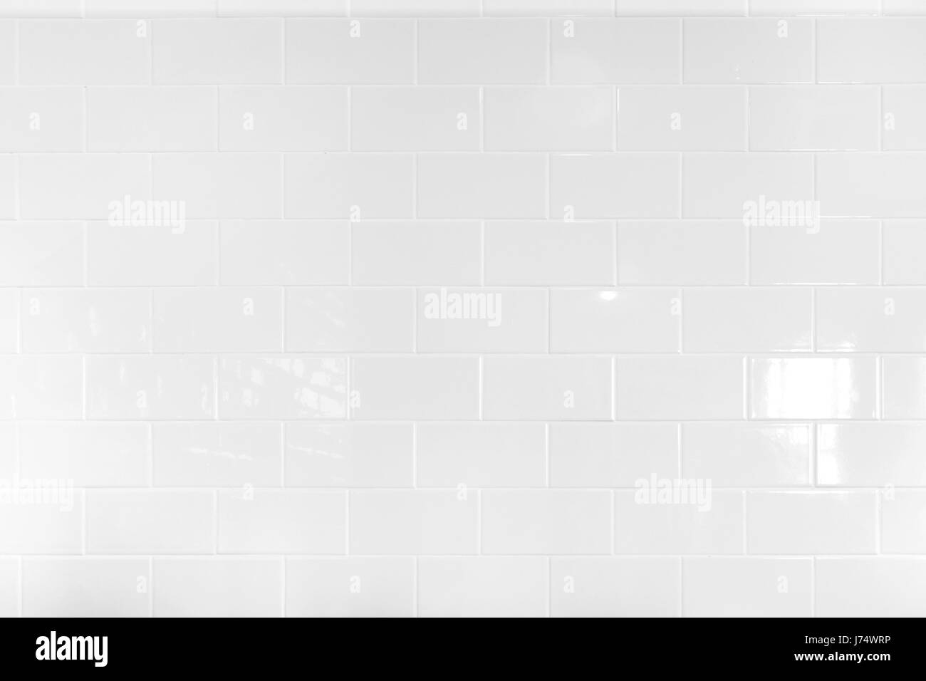 Tiles texture white bathroom Black and White Stock Photos & Images - Alamy