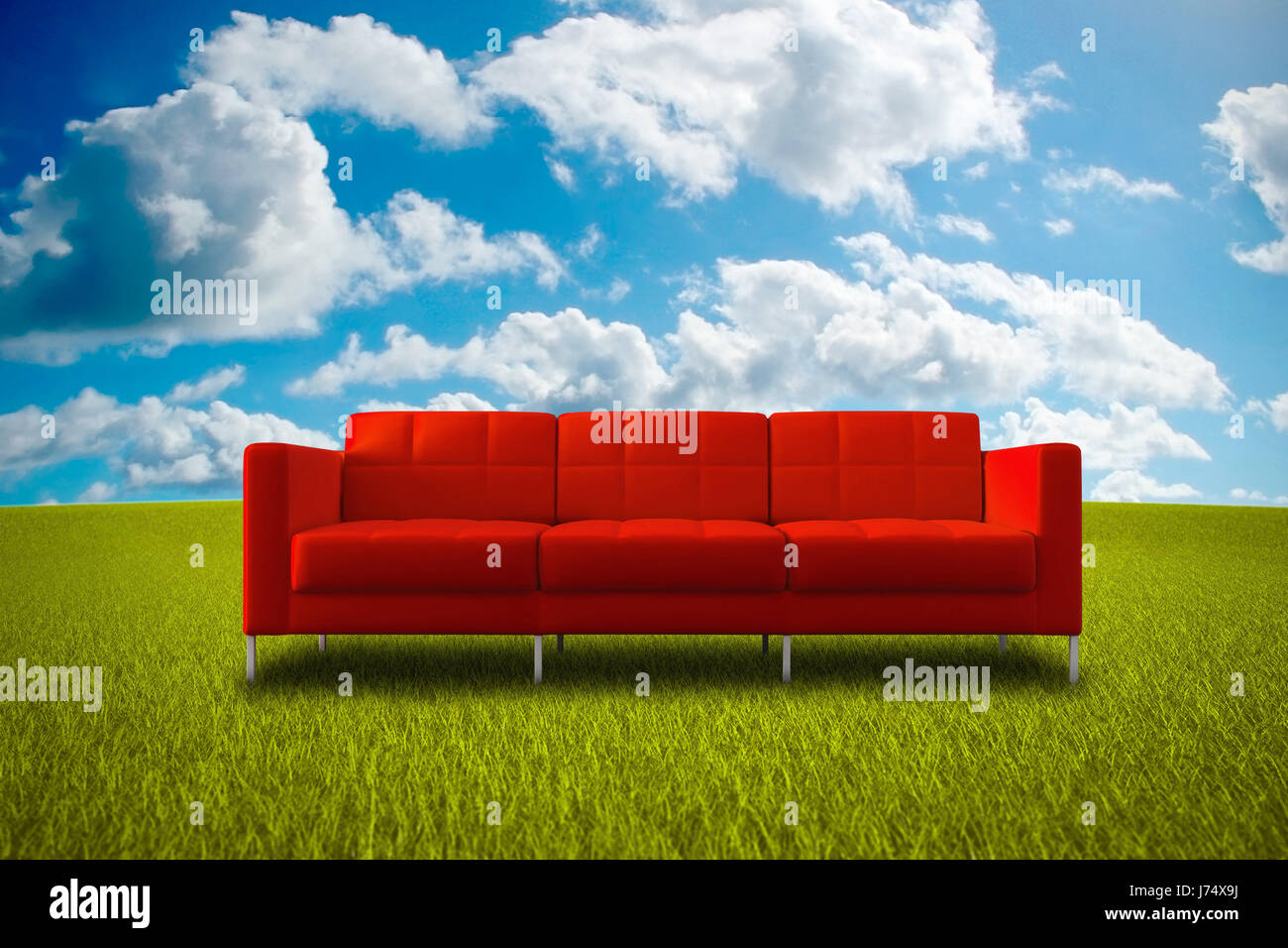 furniture freedom liberty couch sofa ecology meadow nature blue ...