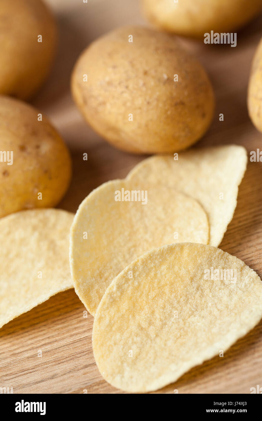 food aliment unhealthy potato chips fried thick wide fat snack potatoe ...