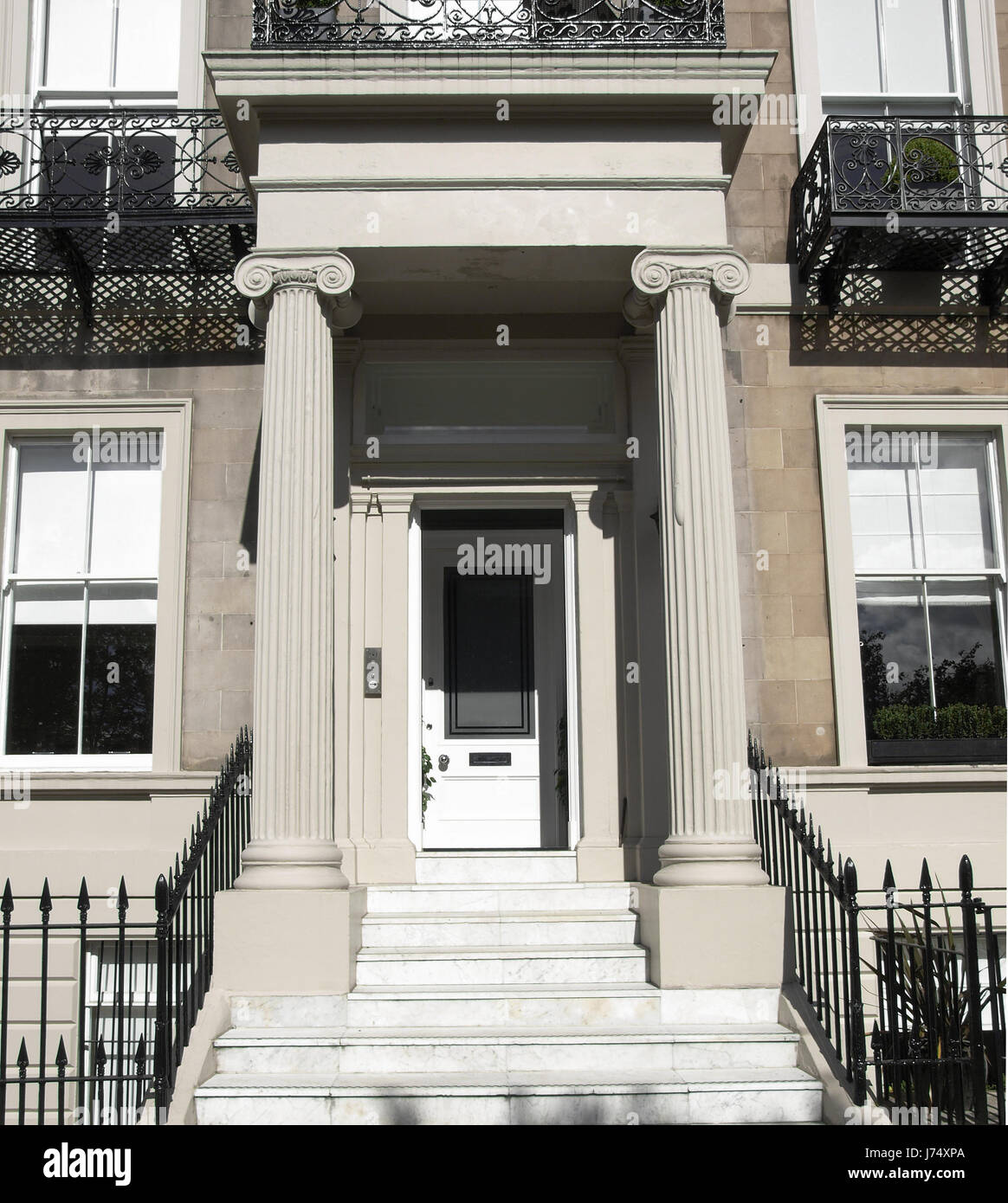 house building object objects thing entrance door traditional british ...