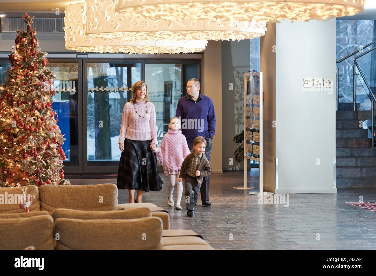 people hotel famijy travel boy girl man woman people indoors indoor ...