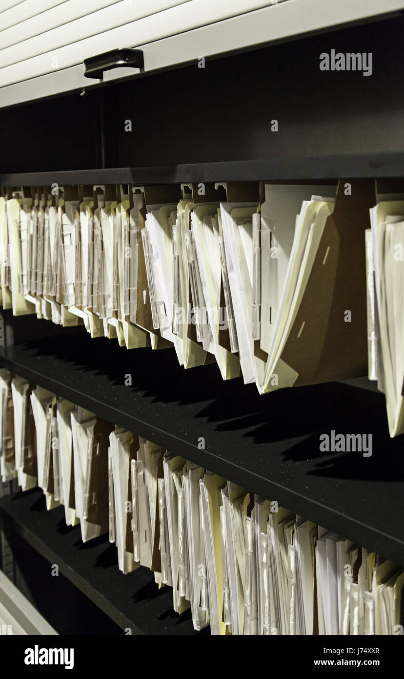 Old filing cabinets hi-res stock photography and images - Alamy