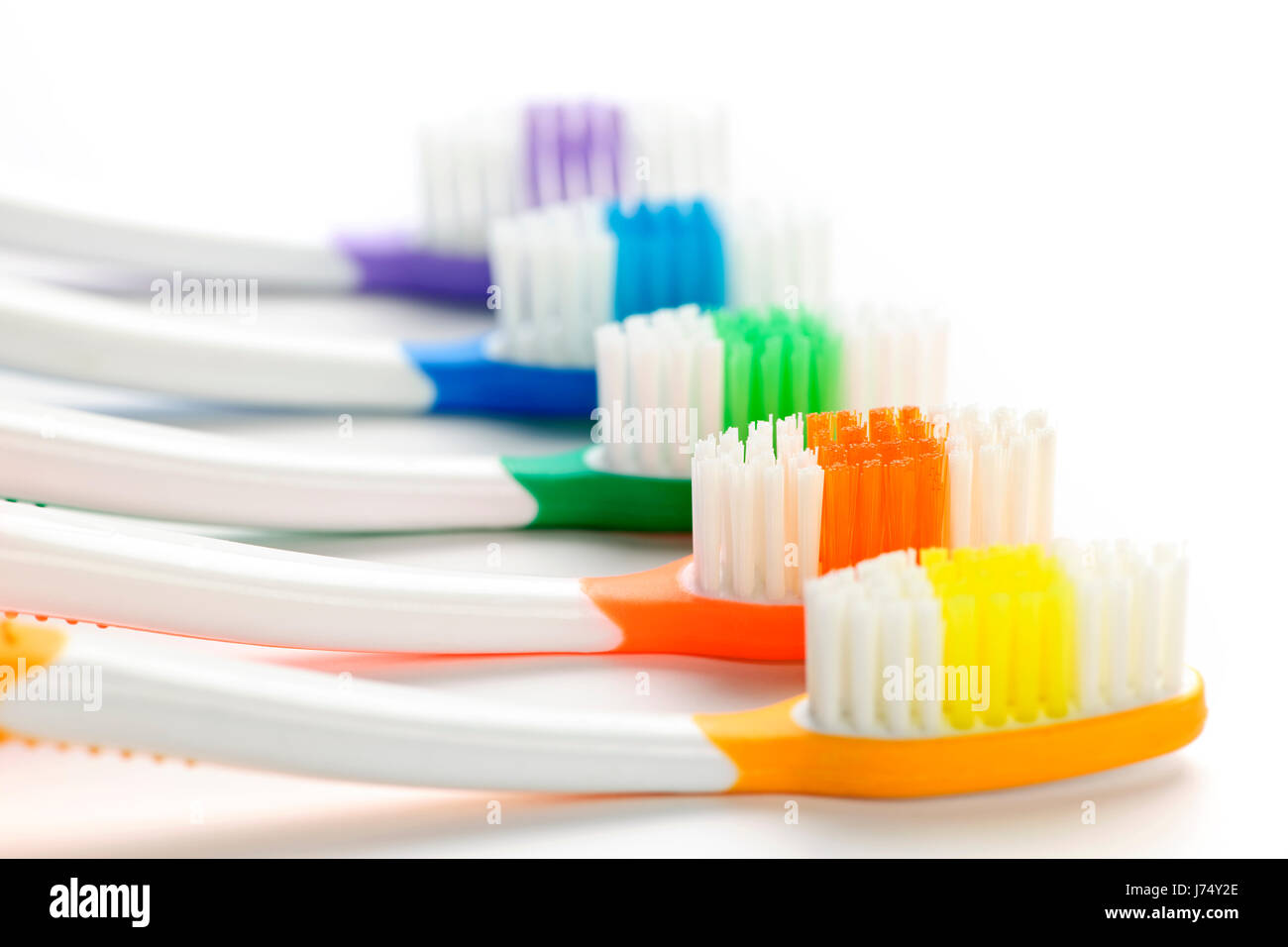 tooth brush toothbrush bristles toothbrushes paintbrush brushing close ...