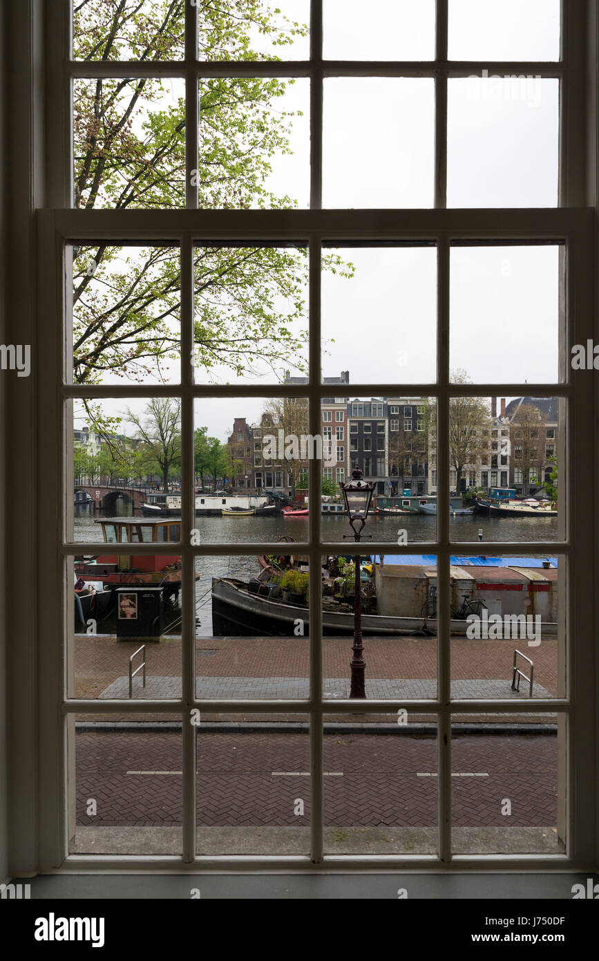 AMSTERDAM, NETHERLANDS - MAY, 13, 2017: View of the city of Amsterdam ...