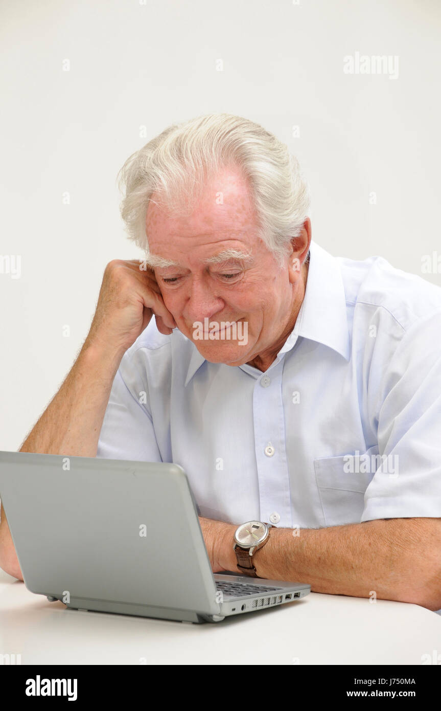 laptop notebook computers computer age pensioner old age pensioner ...