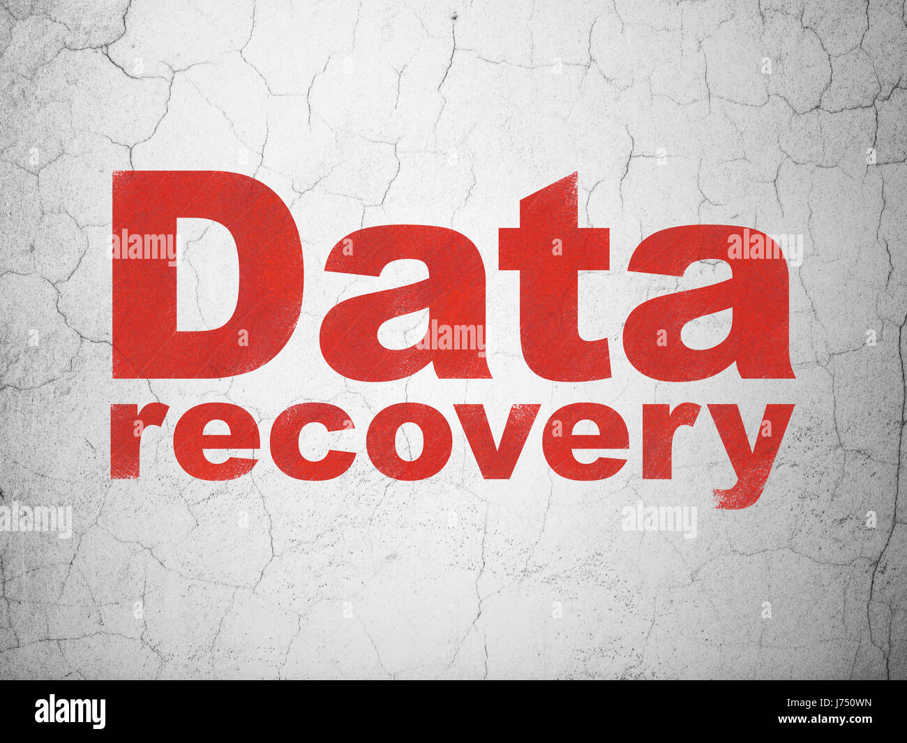 Information concept: Data Recovery on wall background Stock Photo - Alamy