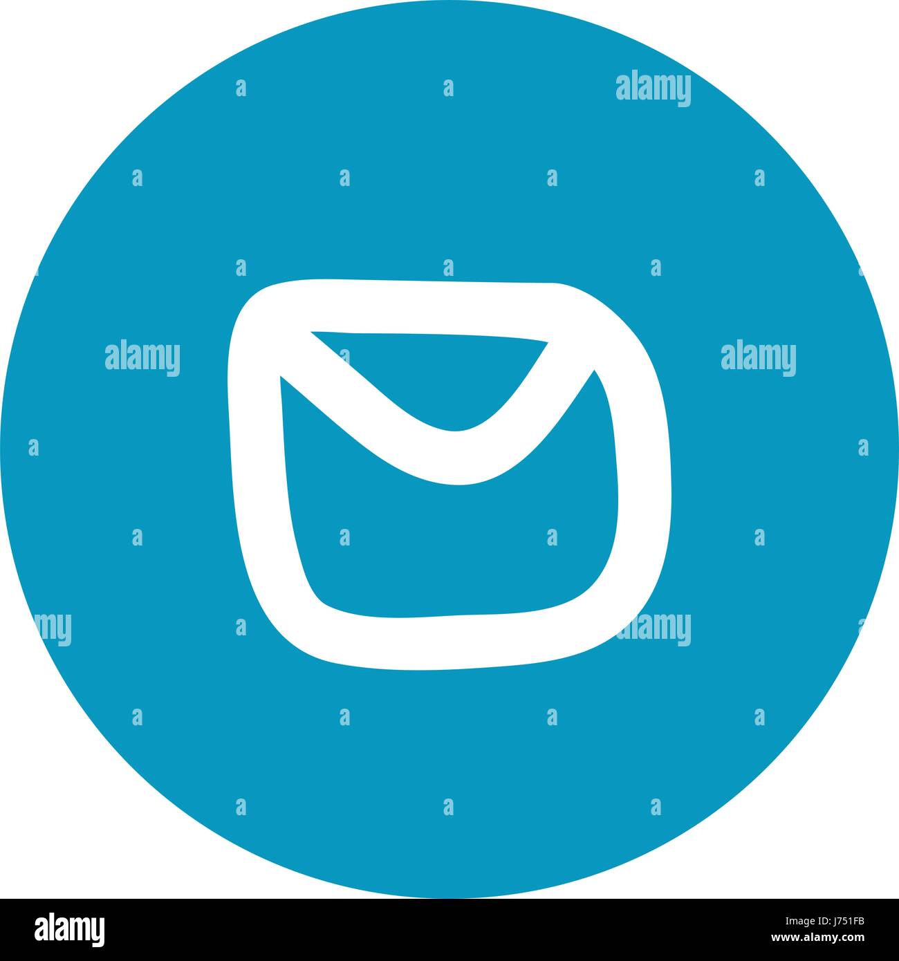 Email doodle symbol Stock Vector Image & Art - Alamy