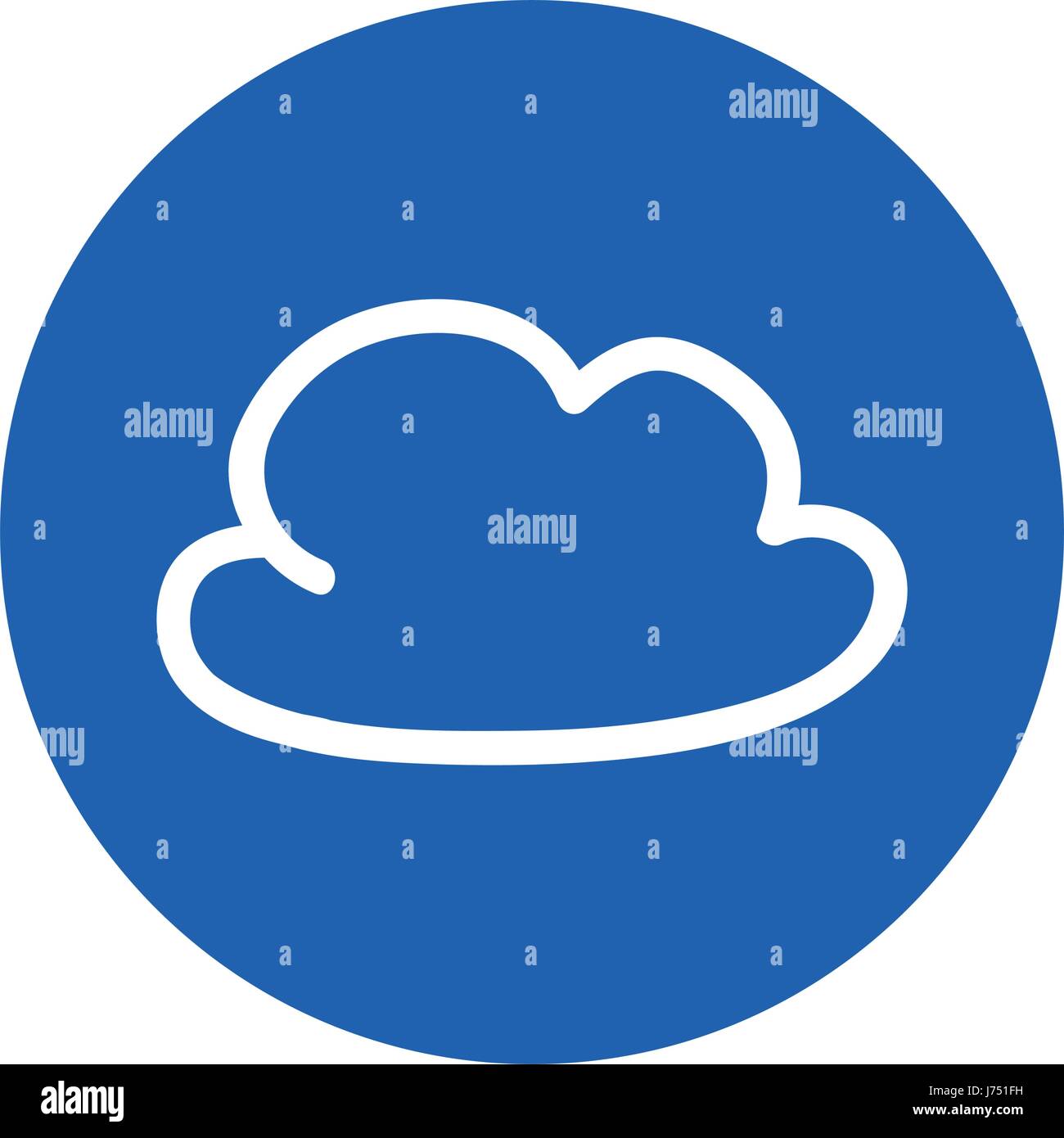 Cloud doodle symbol Stock Vector Image & Art - Alamy