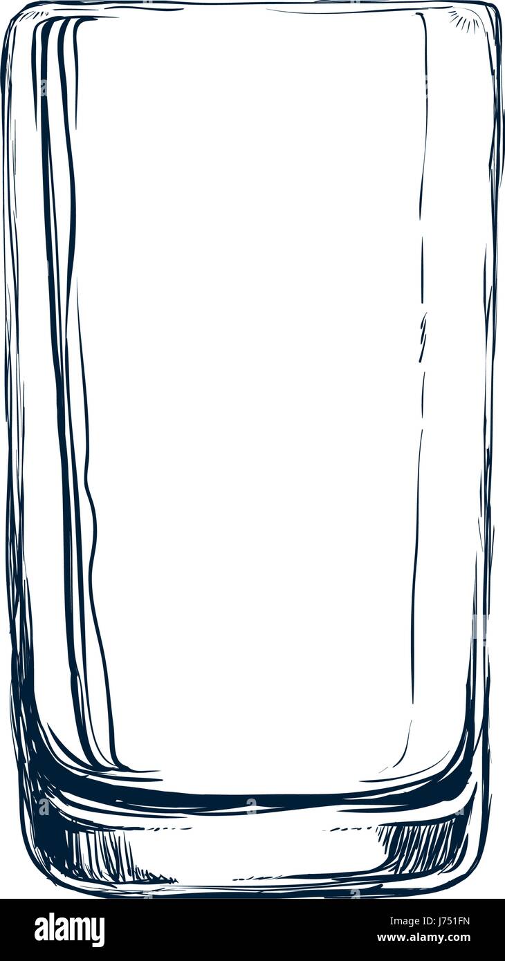 Empty glass draw Stock Vector Image & Art - Alamy