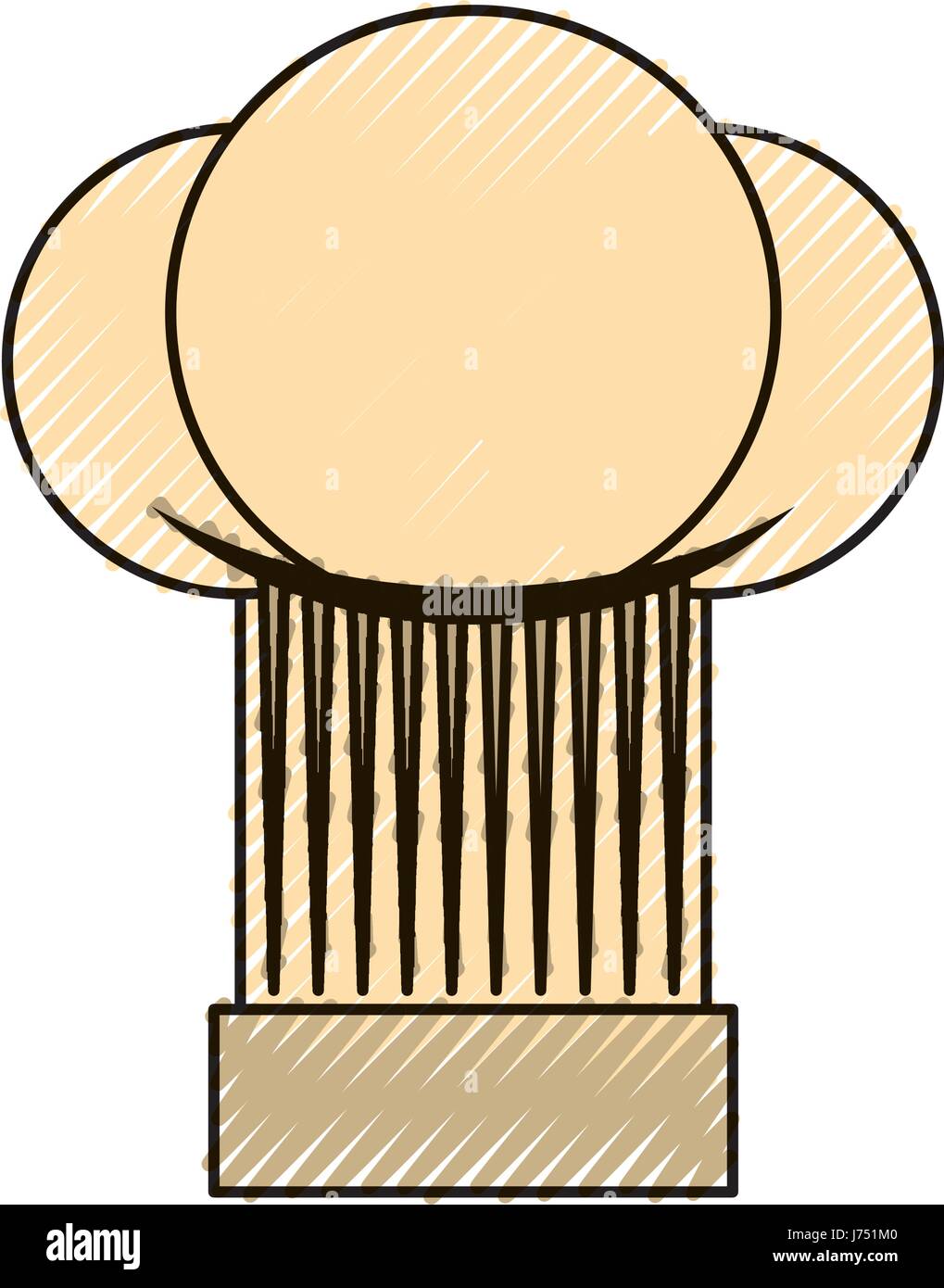 Chef hat toque Stock Vector Image & Art - Alamy