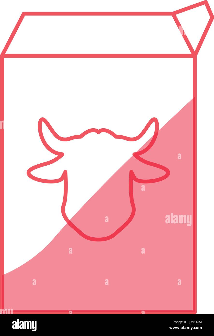milk carton cow Stock Vector Image & Art - Alamy